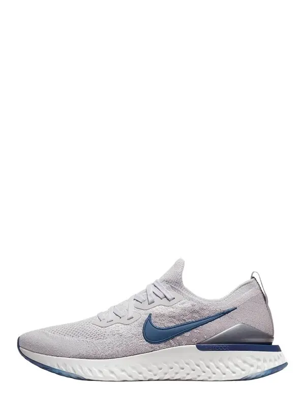 Nike Epic React Flyknit 2 Athletic Shoes - Grey/blue