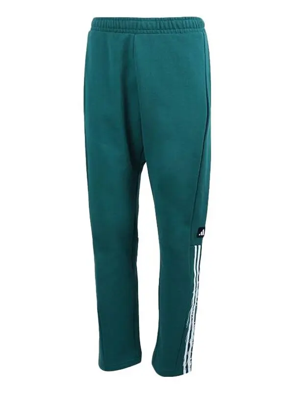 Adidas Ub Pnt Wv Deco Fleece Stay Warm Slim Fit Sports Pants - Green