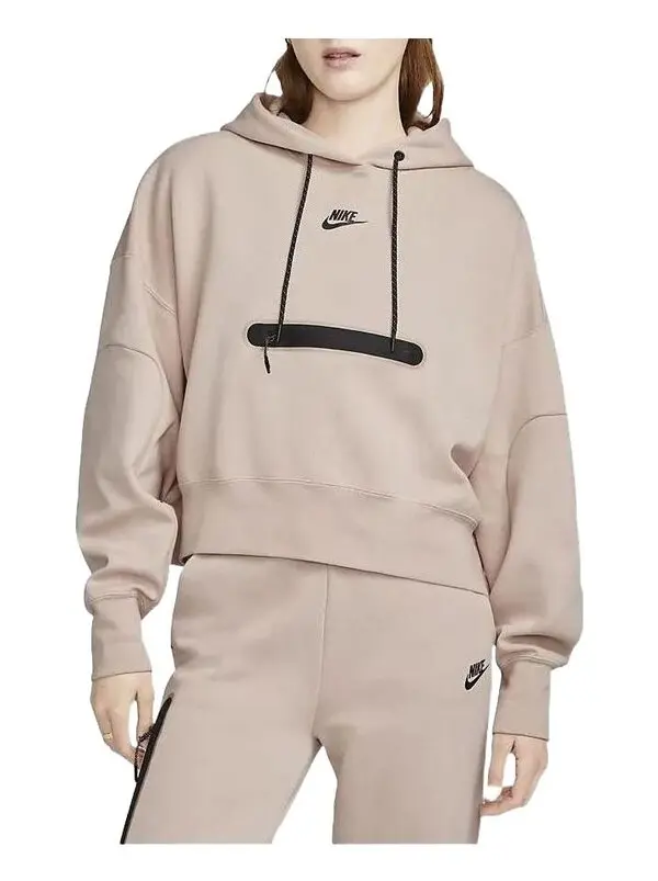 Nike Tech Fleece Pullover Hoodie - Light Brown