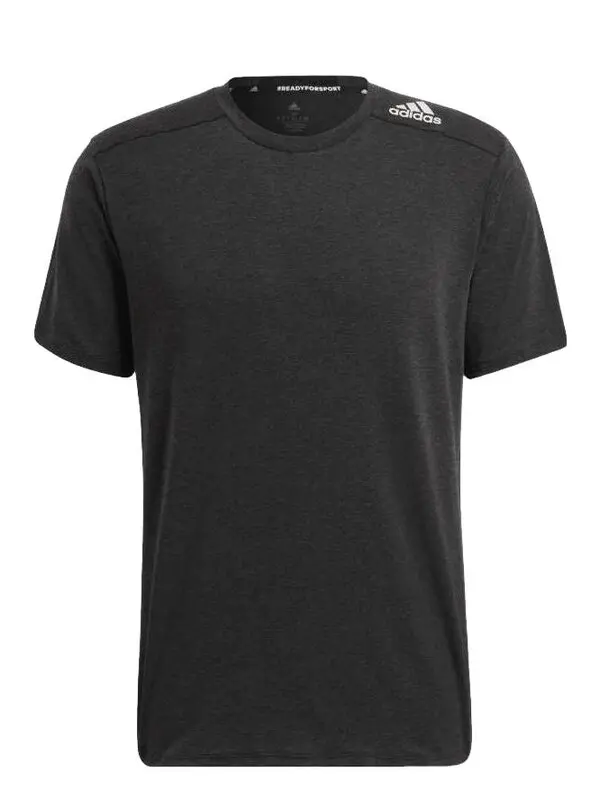 Adidas Sports Gym Round Neck Short Sleeve T-shirt - Black