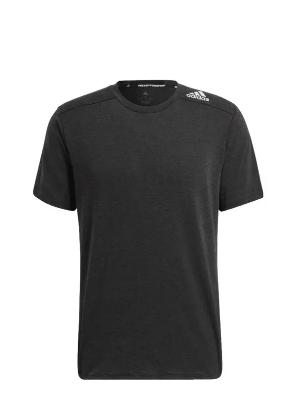 Adidas Sports Gym Round Neck Short Sleeve T-shirt - Black
