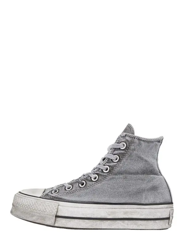 CONVERSE Chuck Taylor All Star Lift Smoked Canvas High Top Sneakers - Grey