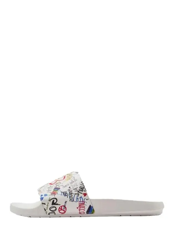 Under Armour Core Remix Slide "pride - White