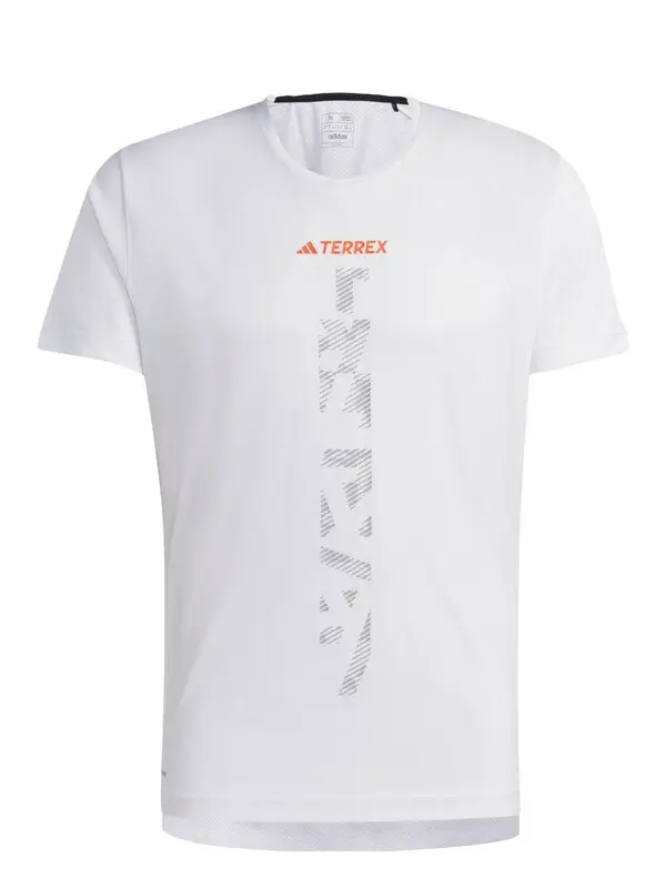 Adidas Agravic Trail Running Tee - White
