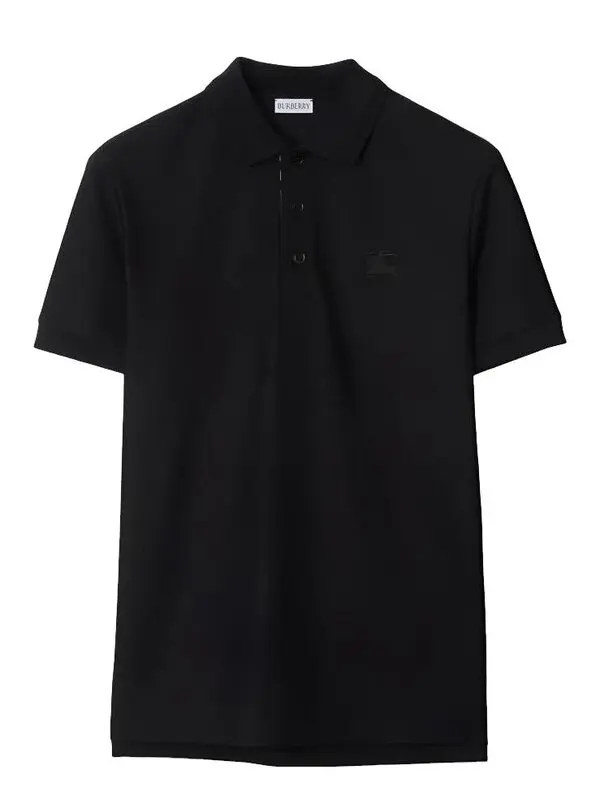 Burberry 26 Cotton Polo Shirt - Black