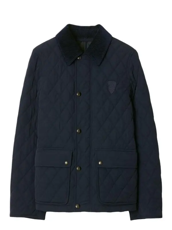 Burberry Quilted Jacket - Navy Blue