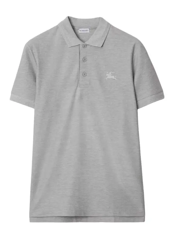 Burberry 26 Cotton Polo Shirt - Pale Grey