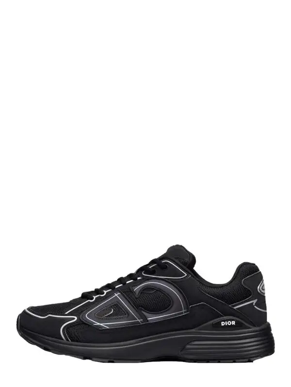 Dior B30 "triple Black" Athletic Sneakers - Black/black