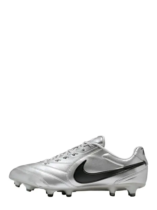 Nike Tiempo Ligera Pro Fg Football Boots - Metallic Silver/black