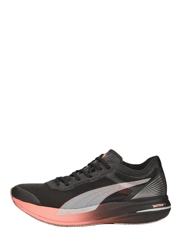 PUMA Deviate Nitro Carbon Athletic Sneakers - Black/pink