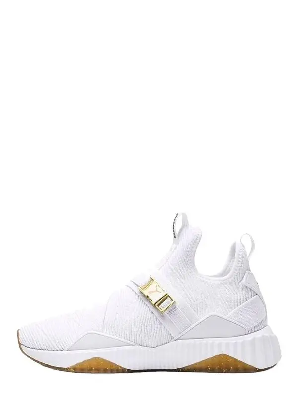 PUMA Defy Varsity Mid 'white Metallic Gold - White/gold