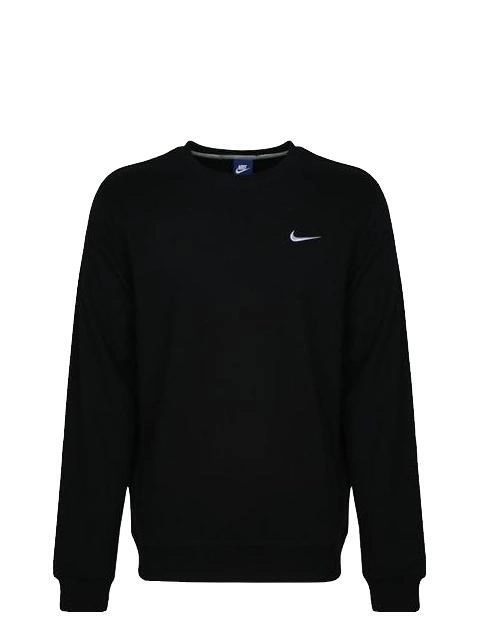 Nike Club French Terry Pullover - Black
