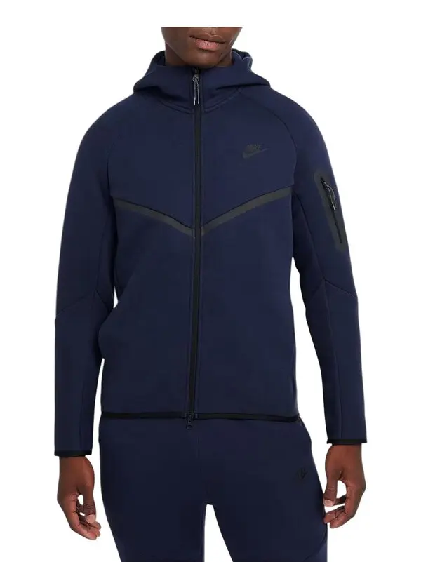 Nike Tech Fleece Windrunner Full-zip Jacket - Obsidian/black