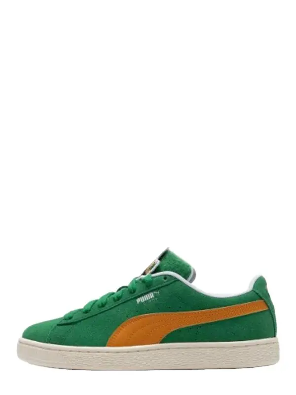 PUMA Suede Patch Sneakers - Green/orange