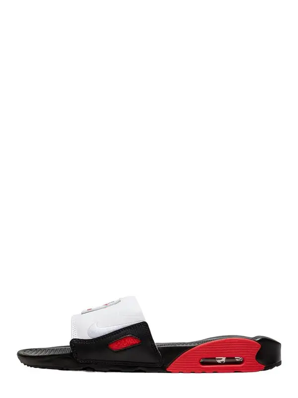 Nike Max 90 Slide Sandals - Black/white/red