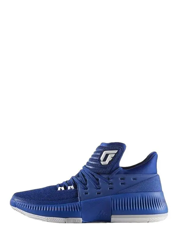 Adidas Dame 3 Basketball Shoes - Blue/white