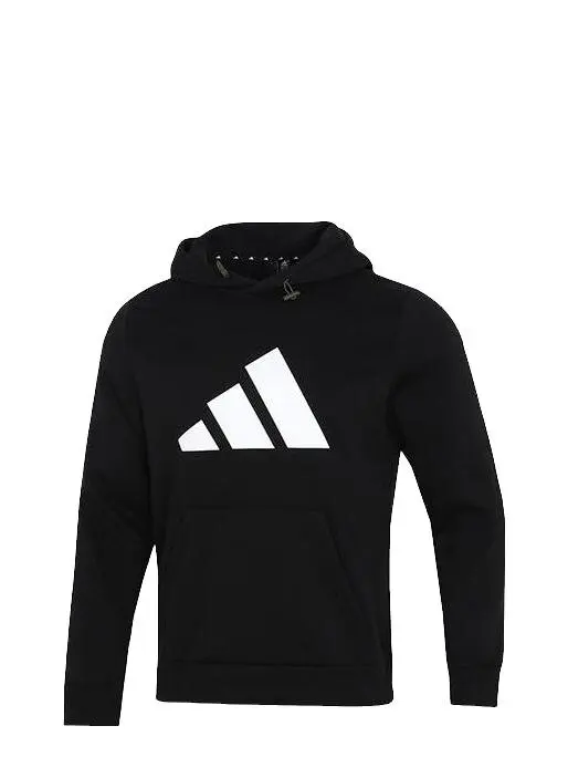 Adidas Pullover Hoodie With Large Logo - Default Color