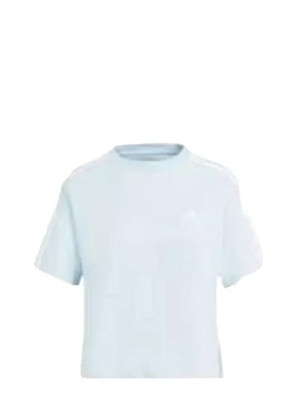 Adidas Essentials 3-stripes Cropped T-shirt - Blue