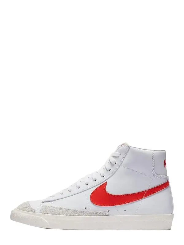 Nike Blazer Mid '77 Vintage High Top Sneakers - White/red