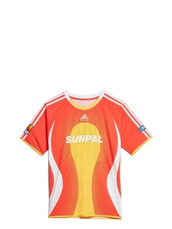 Adidas X Palace Short Sleeve Football Jersey - Orange