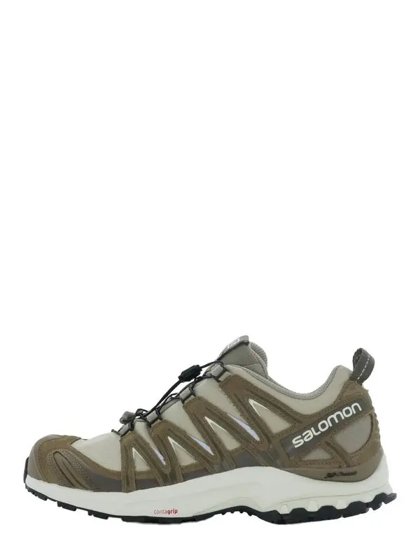 SALOMON Xa Pro 3d Adv Suded Athletic Sneakers - Grey/khaki/green