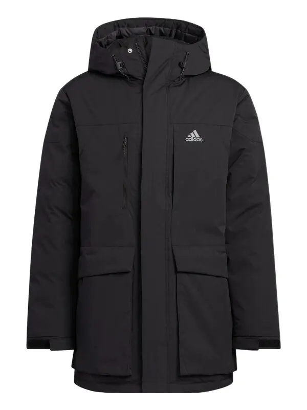 Adidas Down Parka With Logo - Default Colorway