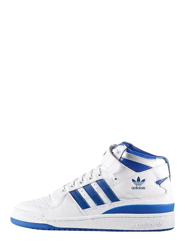 Adidas Forum Mid Refined High-top Sneakers - White