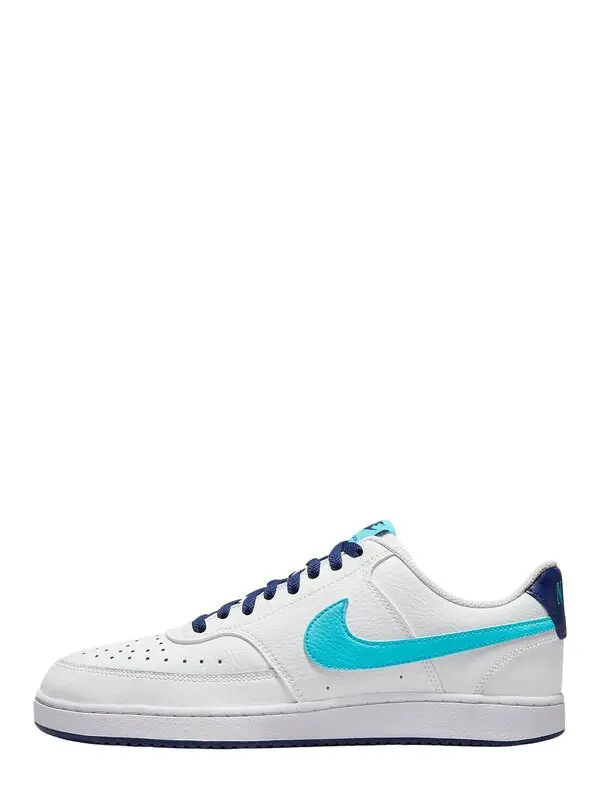 Nike Court Vision Low Top Sneakers - Blue/white