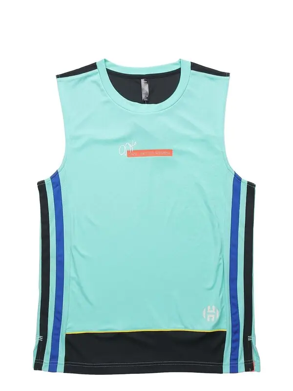 Adidas Hrdn Tank Logo Gym Training Vest - Green