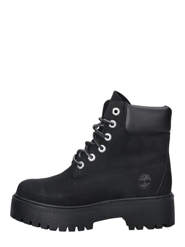Timberland Inch Waterproof Lace-up Lug Sole Boots - Black