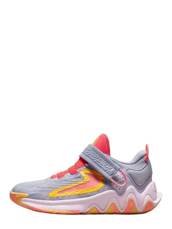 Nike Giannis Immortality 2 "hot Punch Mismatched" Basketball Shoes - Greyred