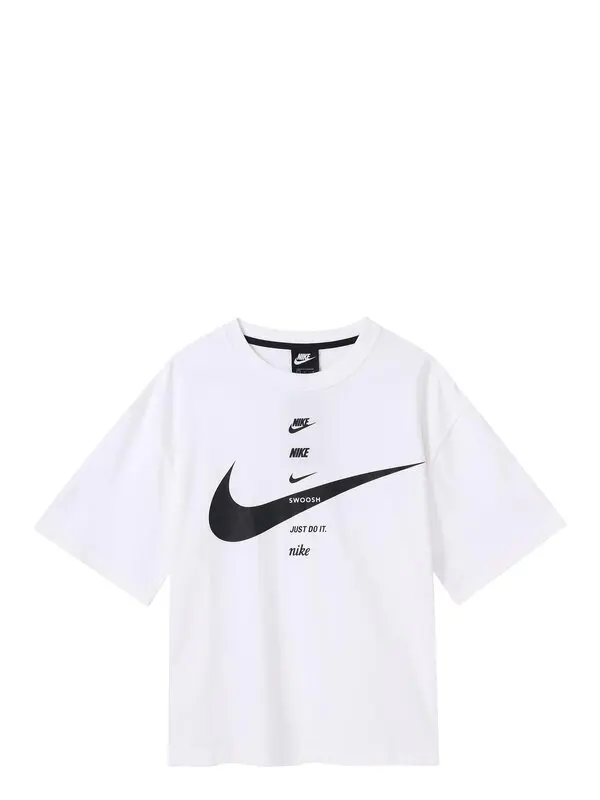 Nike Swsh Top Ss - White