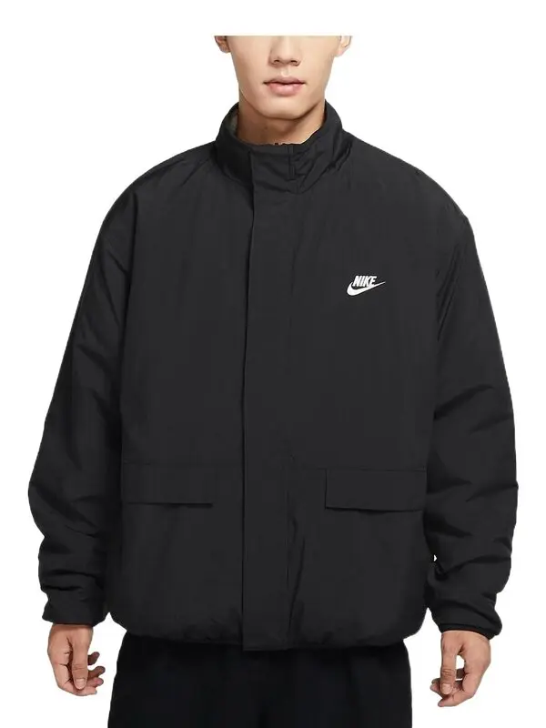 Nike Club Fleece 2-way Jacket - Black/sail