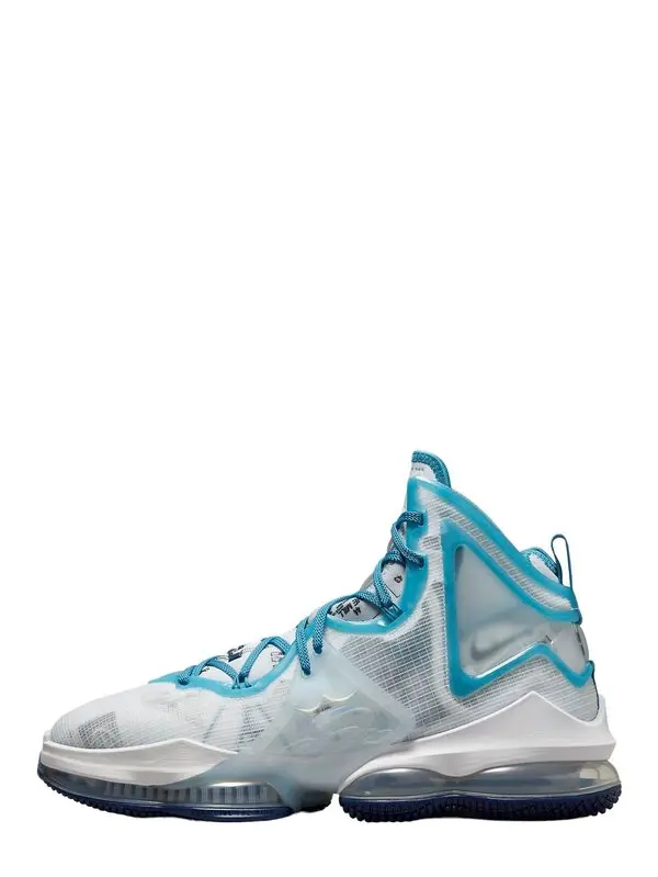 Nike Space Jam X Lebron 19 Ep 'sweatsuit' Athletic Sneakers - Silvergrey/blue
