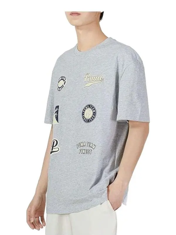 PUMA Team Statement Short Sleeve - Grey