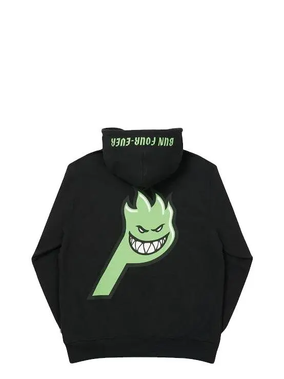 PALACE Spitfire Live To Bun Hooded Sweatshirt - Black
