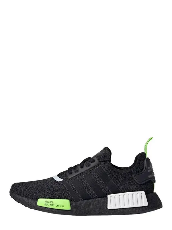 Adidas Nmd_r1 "black Signal Green" Sneakers - Black/volt
