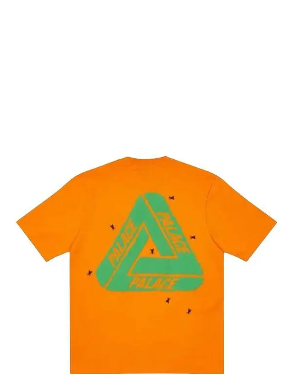 PALACE Short Sleeve T-shirt With Graphic Print - Orange