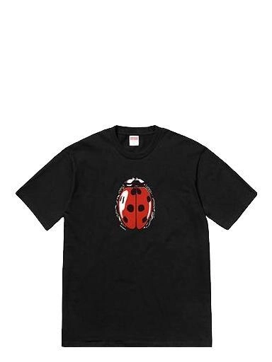 Supreme Ss18 Ladybug Tee Printing Short Sleeve - Black