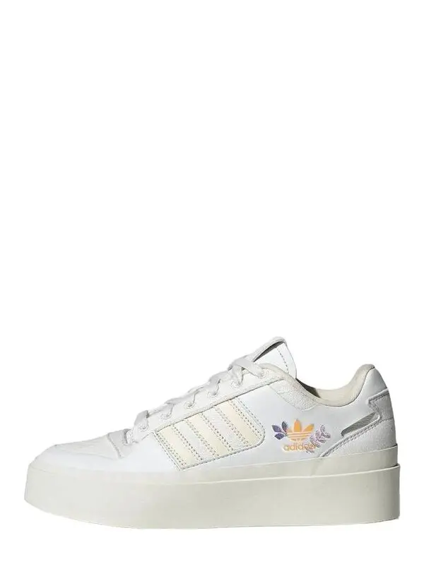Adidas Forum Bonega Embroidered Floral Sneakers - White