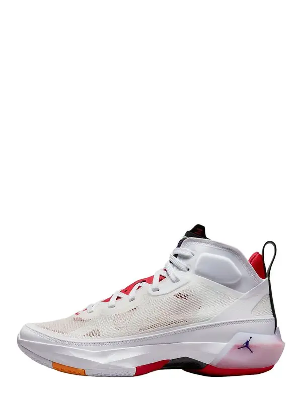 JORDAN Air 37 "hare" High Top Sneakers - White/red