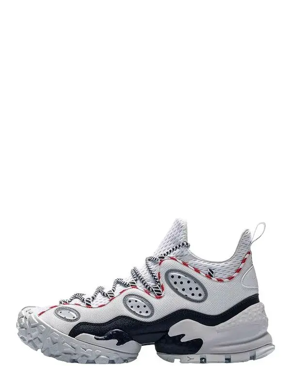 LI-NING Countflow Monster Eye Mid-top Sneakers - White/red