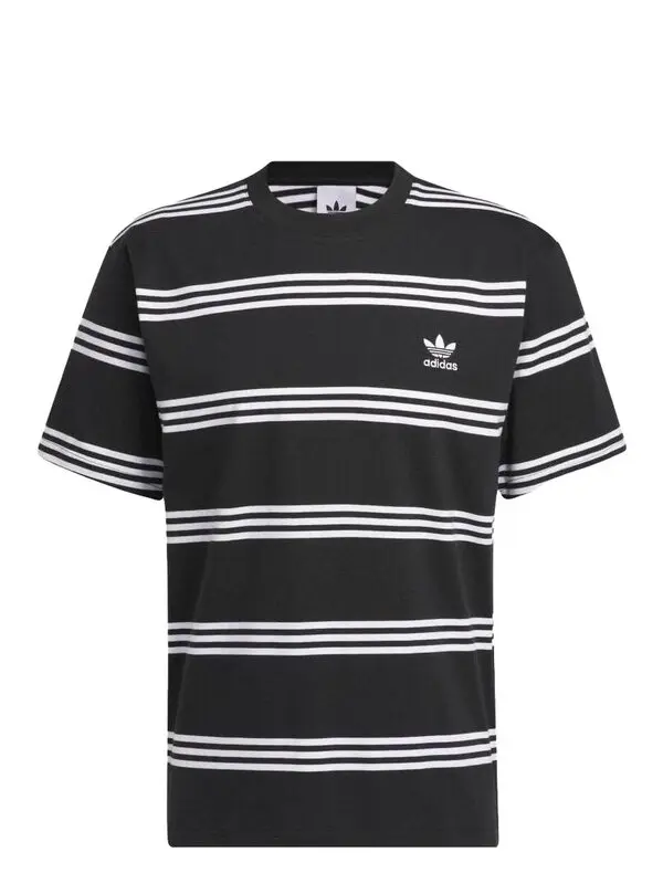 Adidas Originals Engineered 3-stripes Tee 'black White - Black/multi-color