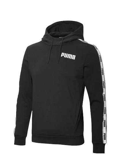 PUMA Tape Hoodie - Black/white