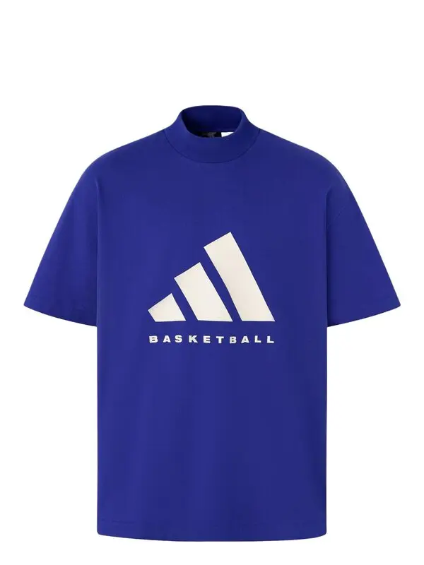 Adidas Basketball Tee Asia Sizing - Blue