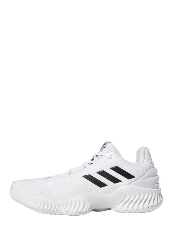 Adidas Pro Bounce 2018 Low Athletic Sneakers - White/black
