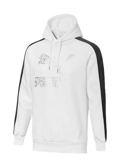 PUMA Logo Printing Sports Hoodie - Default Color