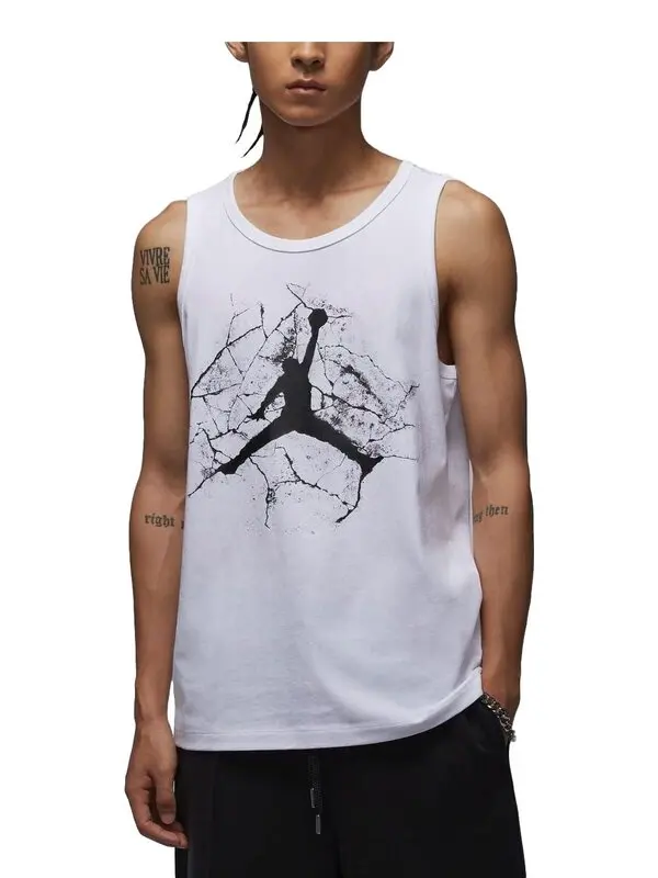 JORDAN Air Graphic Tank - White