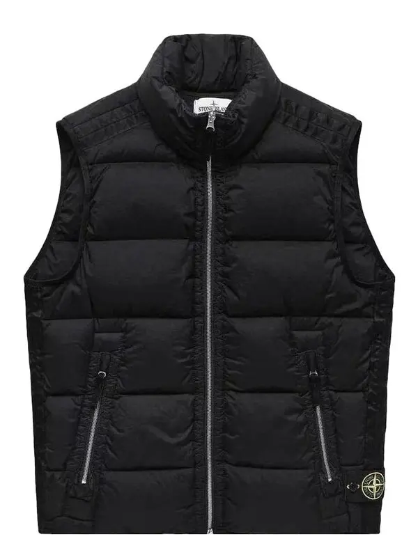 Stone Island Puffer Vest - Black