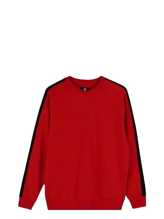 CONVERSE Track Taping Crew Neck Sweatshirt - Red